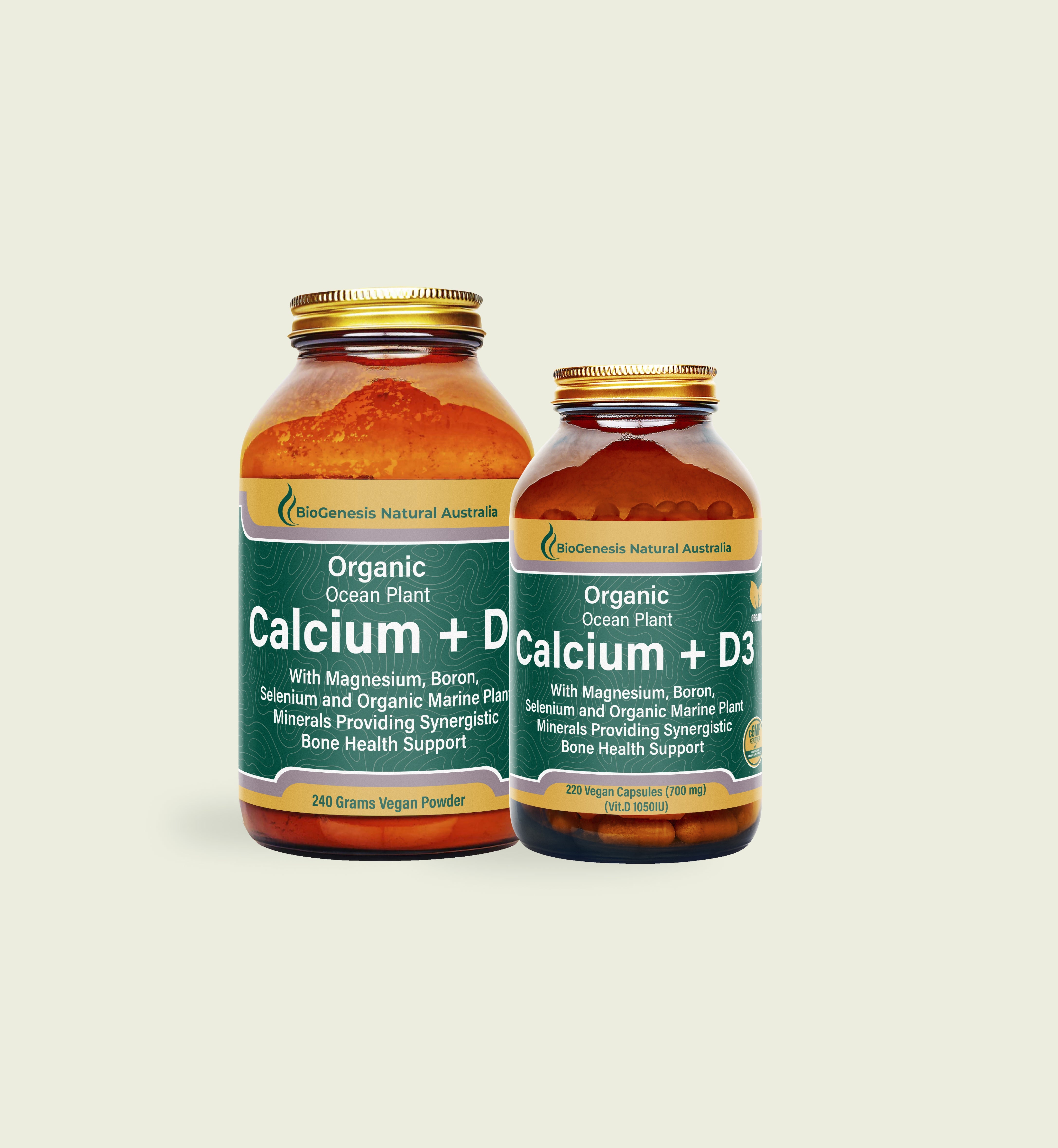 Organic Ocean Plant Calcium Supplements | BioGenesis