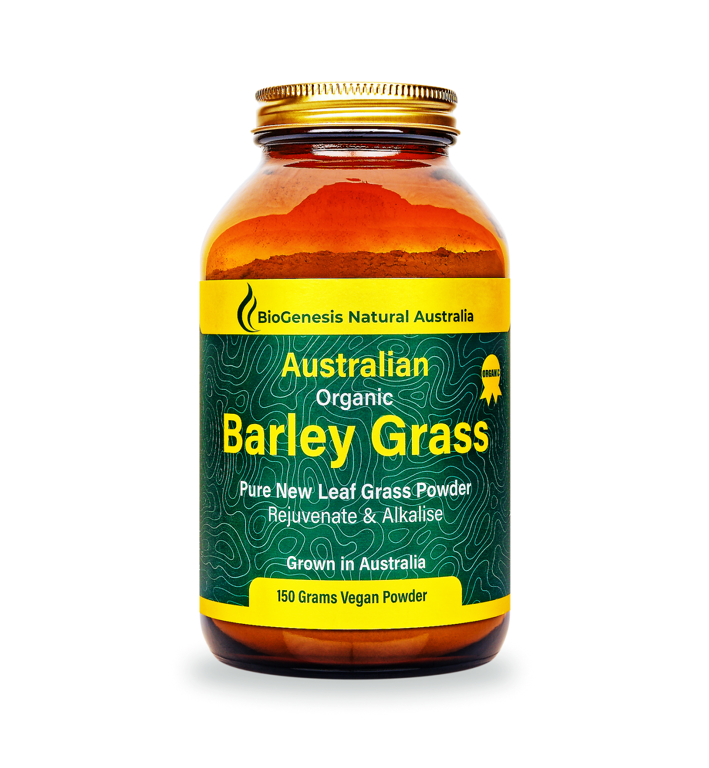 Australian Organic Barley Grass Powder, 150g – BioGenesis
